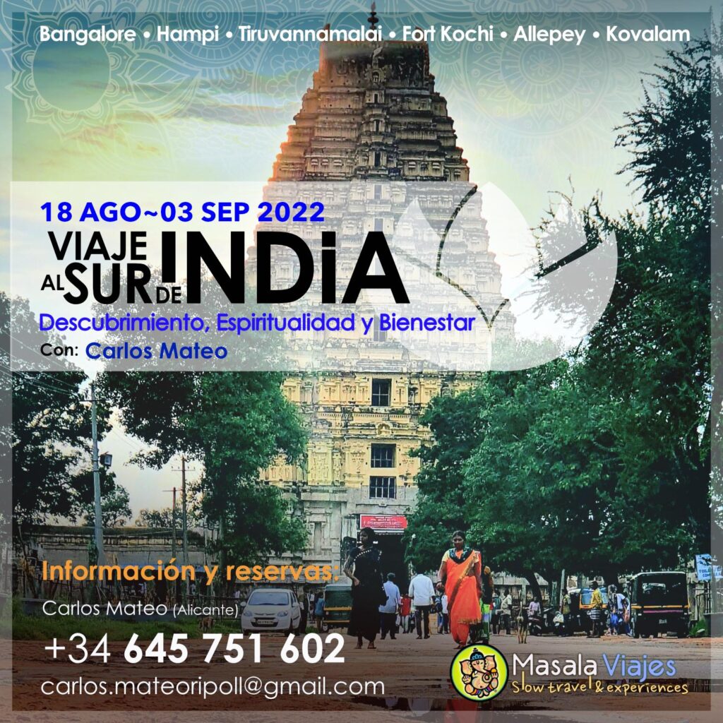 Viaje al Sur de India: la aventura consciente. En agosto y septiembre 2024